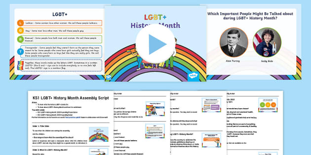 LGBT History Month Assembly Pack (teacher made)