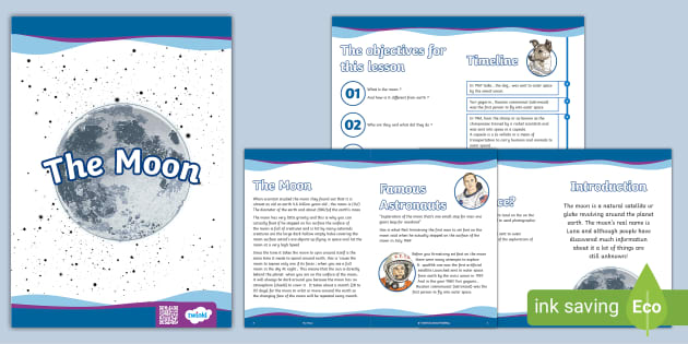 The Moon (teacher made) - Twinkl
