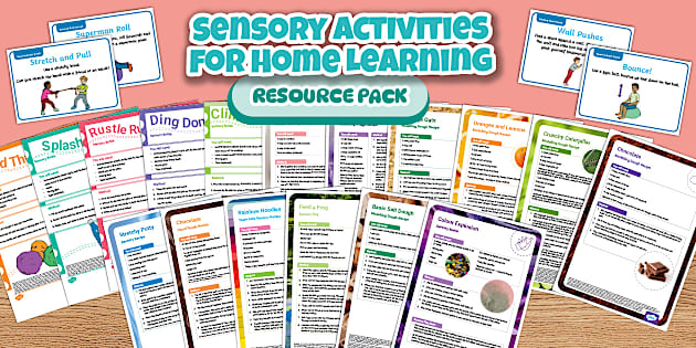 Sensory Activities for Home Learning Resource Pack