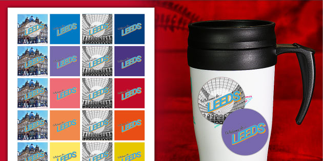 Leeds | Places in the UK | Rainbow Colours | Stickers