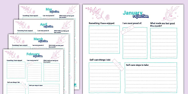 Early Years Monthly Reflection (Hecho por educadores)