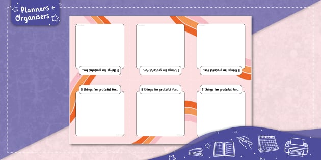 Pride Themed | Gratitude Sticky Notes | Wellbeing - Twinkl