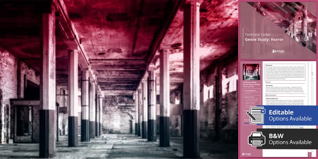 Technical Codes Genre Study: Horror (Hecho por educadores)