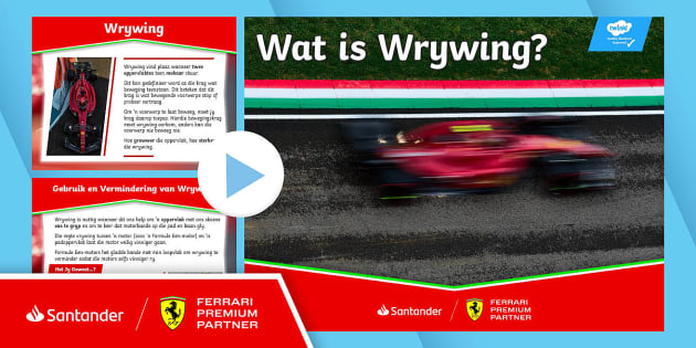FREE! - Scuderia Ferrari - Wat is Wrywing? (teacher made)