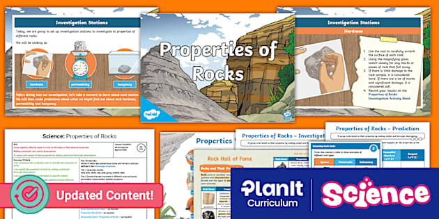 Science: Rocks: Properties of Rocks Year 3 Lesson 2 - Twinkl