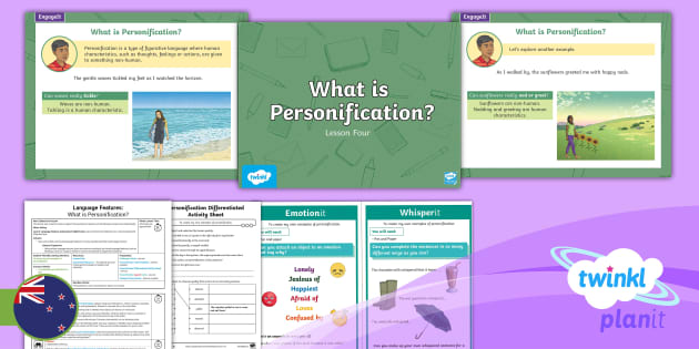 Level 3 Writing Language Features: What is Personification?