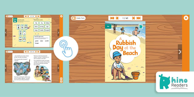 Level 6a Decodable Readers: A Rubbish Day at the Beach