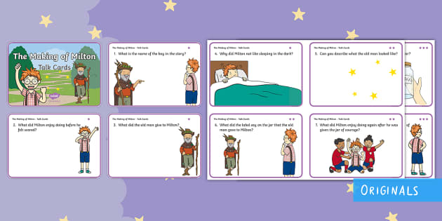The Making of Milton Talk Cards (teacher made) - Twinkl