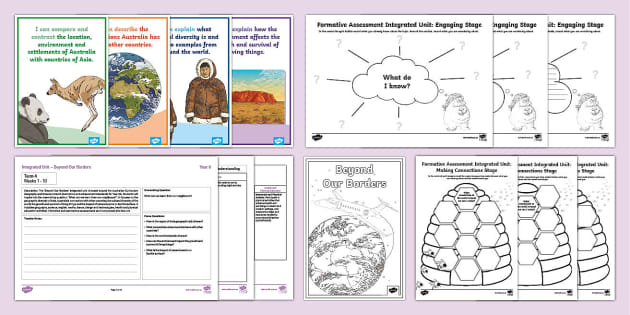 Beyond Our Borders Yr 6 IU Display Pack (teacher made)