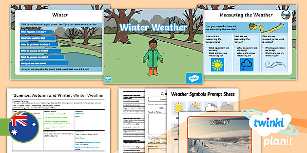 Year 1 Science Autumn and Winter Lesson 5 Winter Weather