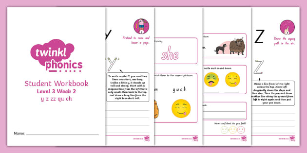 Twinkl Phonics: Level 3: Week 2: Workbook (teacher made)