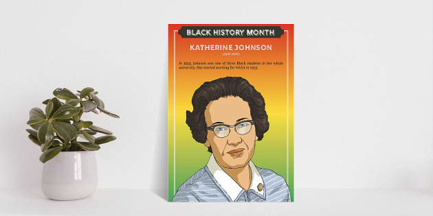 Katherine Johnson Postcard | Twinkl Party (teacher made)