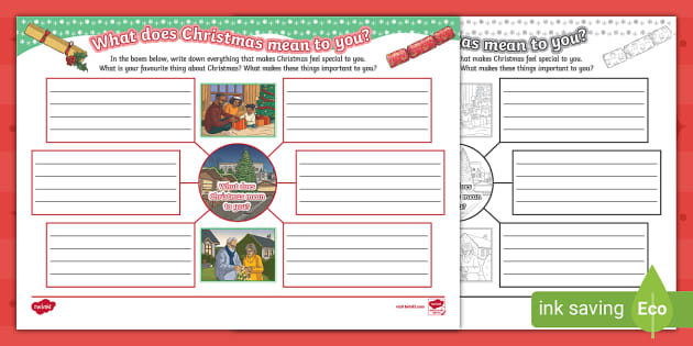 What Does Christmas Mean to You? Mind Map - Twinkl What Does Christmas Mean to You? Mind Map - Twinkl