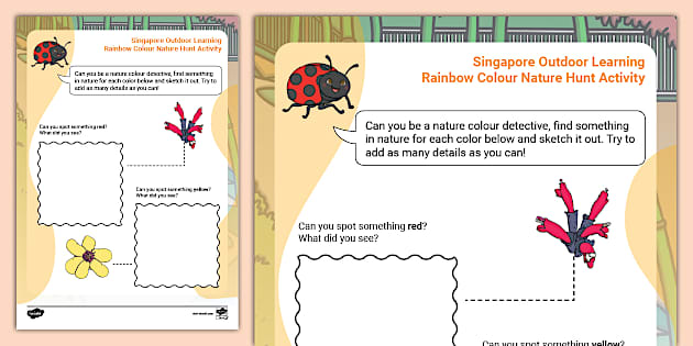 Singapore Outdoor Learning Activity Sheet (profesor hizo)