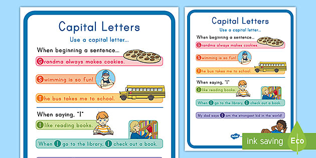 What Are Capital Letters Teaching Capital Letters