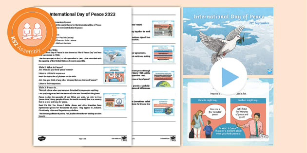 International Day of Peace PowerPoint | Twinkl - Twinkl