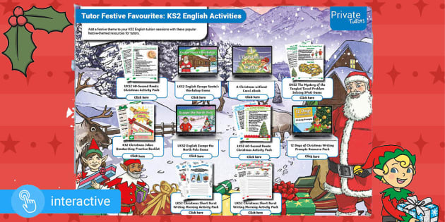 Tutor Festive Favourites: KS2 English Activities - Twinkl