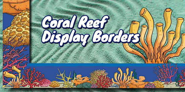 Coral Reef Display Borders
