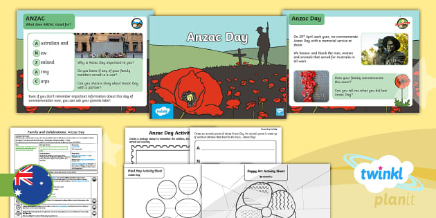 Foundation HASS Family and Celebrations Lesson 4 Anzac Day