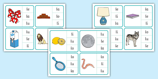 Guía de trabajo: Identifica el valor sonoro inicial - Letra L