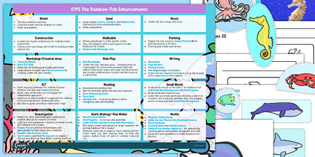 EYFS Enhancement Ideas and Resources Pack to Support Teaching on The Rainbow