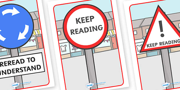 Reading Road Signs - reading road, signs, sign, road, reading, differnt