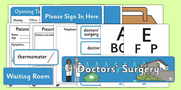 Doctor's Surgery Role Play Pack - ESL Doctor Role Play