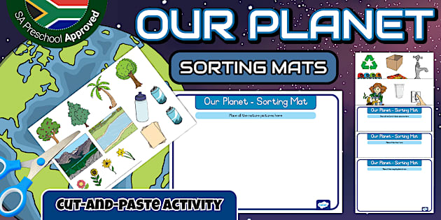 Preschool: Our Planet- Sorting Mats