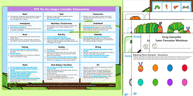 EYFS Enhancement Ideas and Resources Pack to Support Teaching on The Very