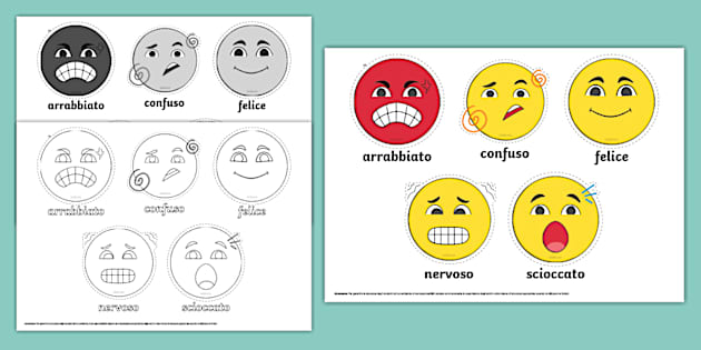Ritaglio: Emoticons Emozioni