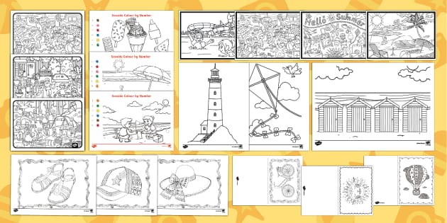 Ultimate Childminder Summer Colouring Pack - Twinkl