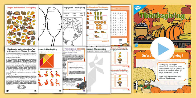 Pack de Thanksgiving (Teacher-Made) - Twinkl