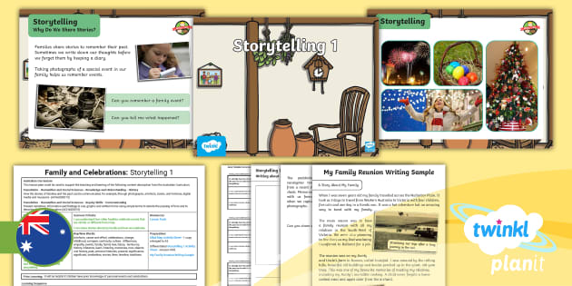 Foundation HASS History Family and Celebrations Lesson 5