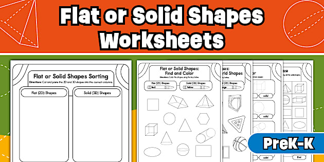 solids shapes worksheet