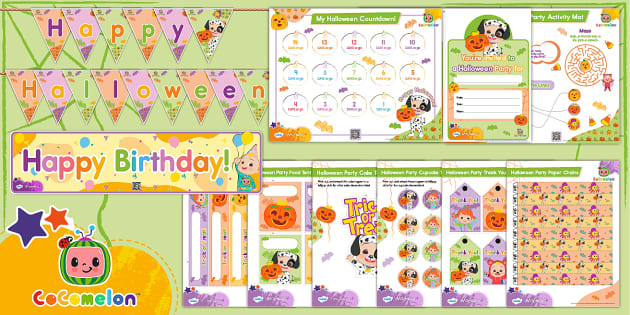 Free CoComelon Halloween Party Printables | Twinkl USA