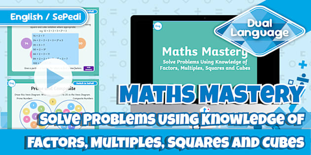 Gr 4 Multiplication & Division, Solve Problems Maths Sepedi
