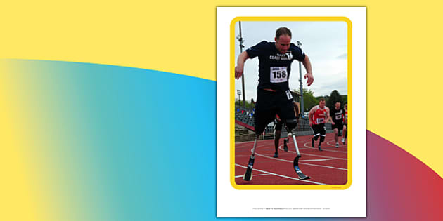 The Paralympic Events Athletics Display Photos - Twinkl
