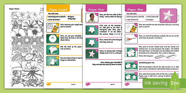 Indonesian Christmas Decorations Craft Activity | Twinkl