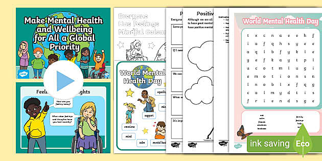 World Mental Health Day Activity Pack - PSHE resources