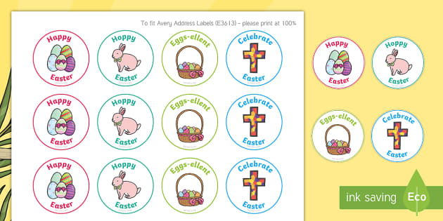 Easter Stickers (profesor hizo) - Twinkl
