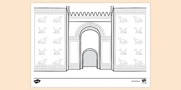 Ishtar Gate Sketch