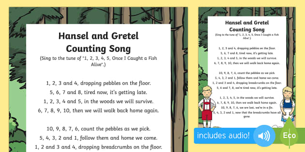 Hansel and Gretel Counting Song (teacher made)