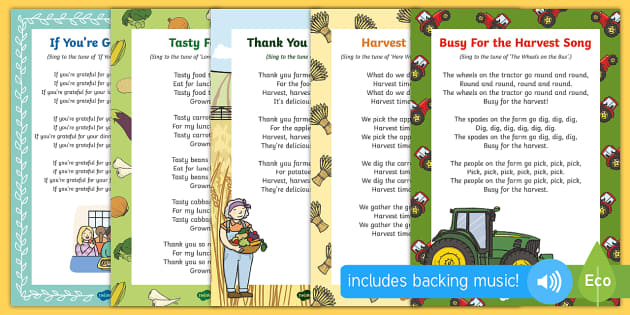 Harvest Songs and Poems (teacher made)