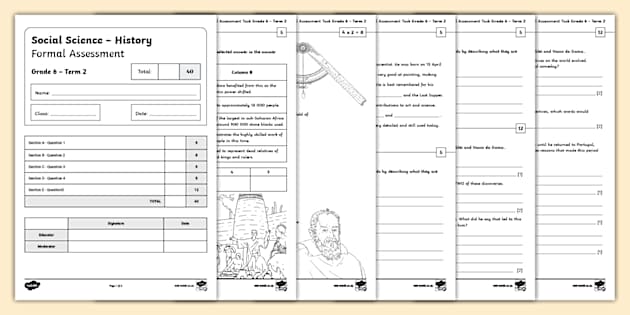 Grade 6: Social Science - History - Formal Assessment - Term 2 Grade 6: Social Science - History - Formal Assessment - Term 2