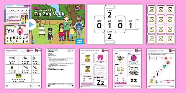 'z' and 'zz' Phonics Lesson Pack - Level 3 Week 2 Lesson 2 'z' and 'zz' Phonics Lesson Pack - Level 3 Week 2 Lesson 2