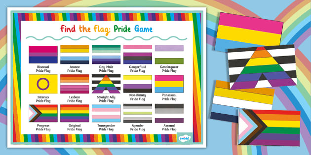 Find the Flag: Pride Game (teacher made) - Twinkl