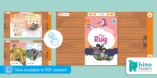 Level 2c Decodable Readers: The Rug (teacher made) - Twinkl