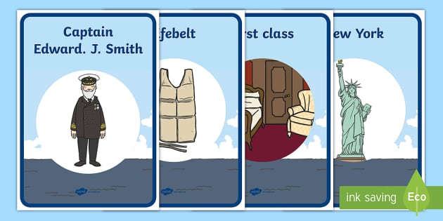 The Titanic Display Posters (teacher made) - Twinkl