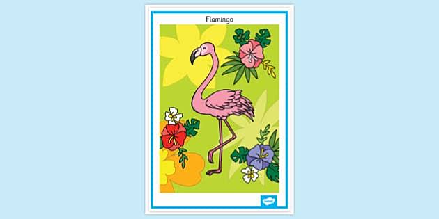 FREE! - Printable Flamingo Poster | Classroom Display Posters