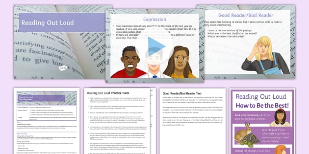 Reading Out Loud Lesson Pack (teacher made) - Twinkl